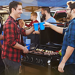 Wind Guard for Blackstone 22 Inch Griddle, Blackstone Griddle Accessories, Magnetic Stainless Steel Wind Screen, Compatible with Rear Grease Cup, Hood and Side Shelf