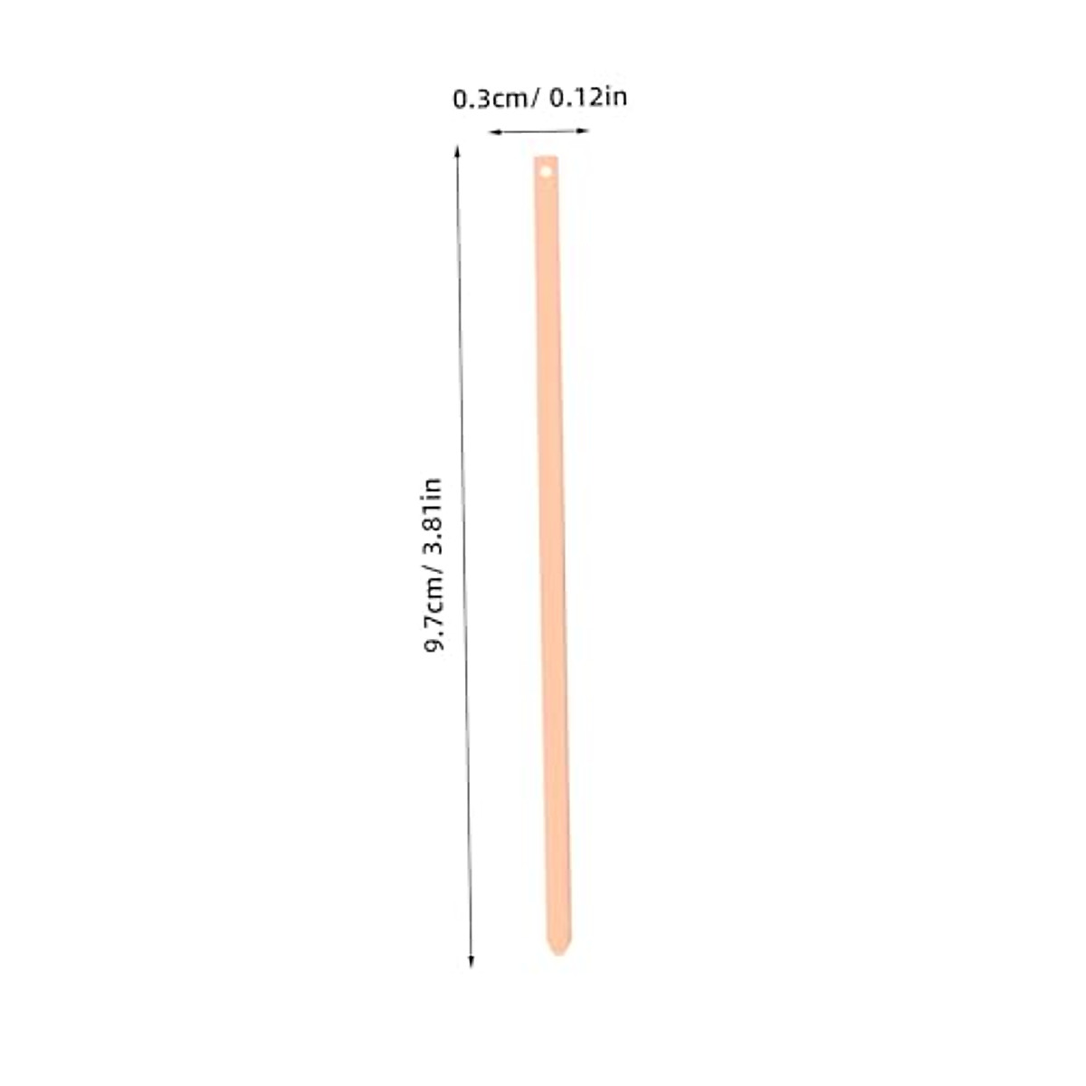 NAMOARLY 1 Set Copper Strip Electrode Materials Copper Zinc an Fittings Copper Electrode Strip