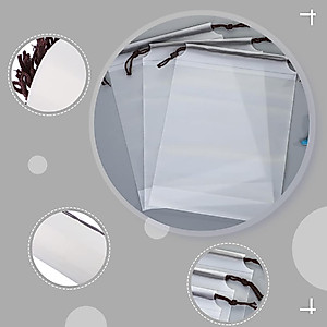 HEALLILY 40pcs Eyelash Packaging Bag Travel Makeup Bags Lash Pouch Eva Drawstring Bags Cosmetics Storage Pouch Small Frosted Packaging Bag Lash Organizer Bag Lash Packing Bags