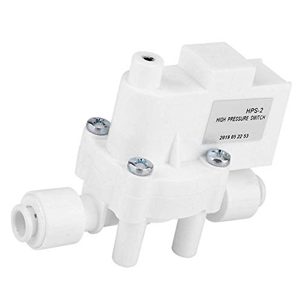 1/4" DC 24V High Pressure Switch, Action High Pressure Regulator High Pressure Controller for Pump RO Water Fitlers Reverse Osmosis Tank 0.25MPa