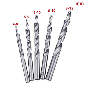 Drill Bit HSS twist step drill bit, window door bit, shift pocket hole drill bits-8-12mm
