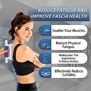 Fascia Massage Tool Blaster for Cellulite - Trigger Points - Muscle Relaxation,Handheld Myofascial Release Tool for Every Part of The Body