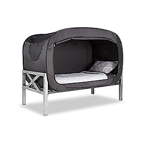 Privacy Pop Bed Tent (Twin) - Black
