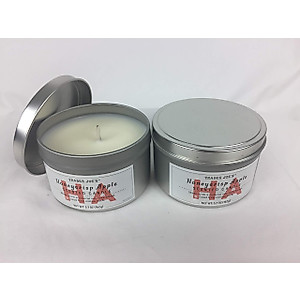 Trader Joe's Honeycrisp Apple Scented Candle, Bundle Two