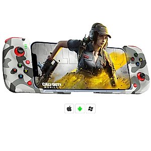 Koiiko Mobile Game Controller Gamepad for iPhone iOS Android PC: Works with iPhone 15/14/13/12/11/X, iPad, Samsung Galaxy, TCL, Tablet, Apex Legends, Call of Duty - Directly Play