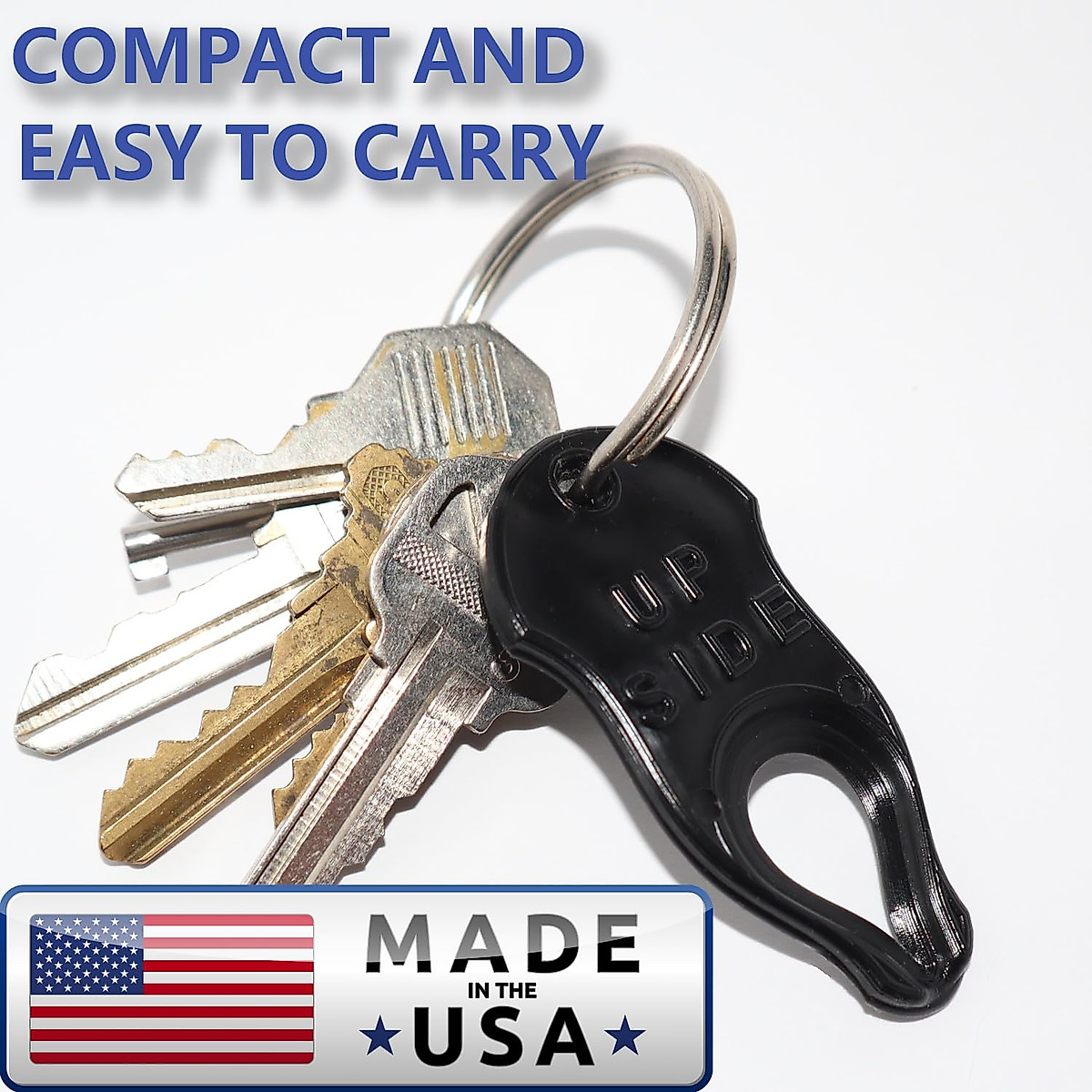 American Made - Tick Remover Tool for Pets and Humans, 4 Pack, Portable Tick Removal, Safe and Fast, Essential and Emergency Tool for Outdoor Activites, Effective and Painless… (Black)