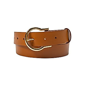 Cole Haan Women's Casual Fashion Belt, Tan, Medium