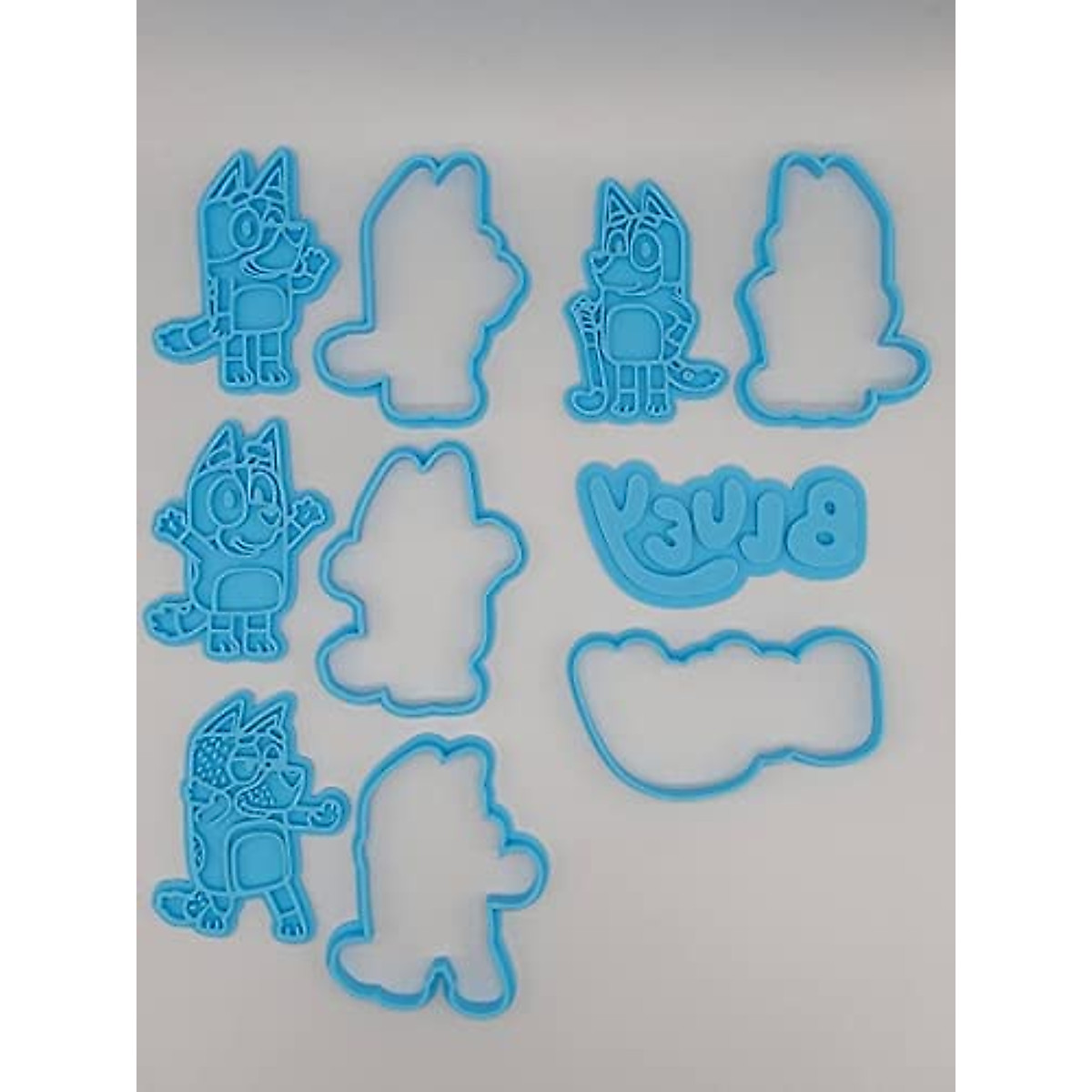 3D Printed Bluey & Bingo Cookie Cutters & Stamps