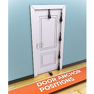 Sozzy Door Anchor for Resistance Bands, Extra Large, Heavy Duty with Solid Nylon Core, Great for Closed Loop Bands, Physical Therapy, Home Workout Equipment