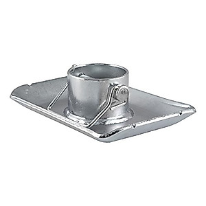 CURT 28272 Trailer Jack Foot, Fits 2-Inch Diameter Tube, Supports 2,000 lbs