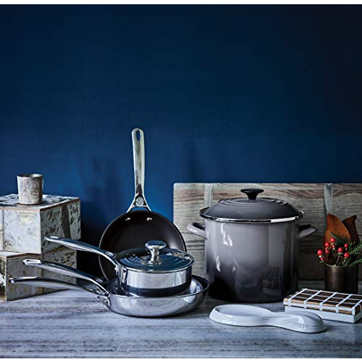 Le Creuset Enamel On Steel Stockpot, 10 qt., Oyster