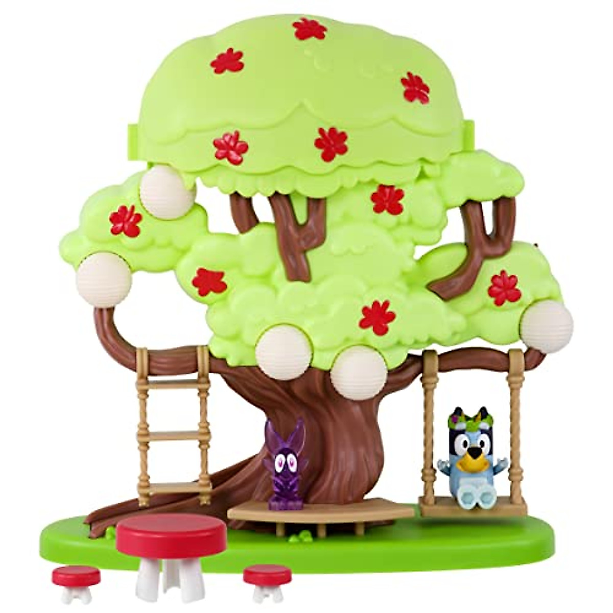 Bluey Tree Playset with Secret Hideaway, Flower Crown and Fairy Figures and Accessories