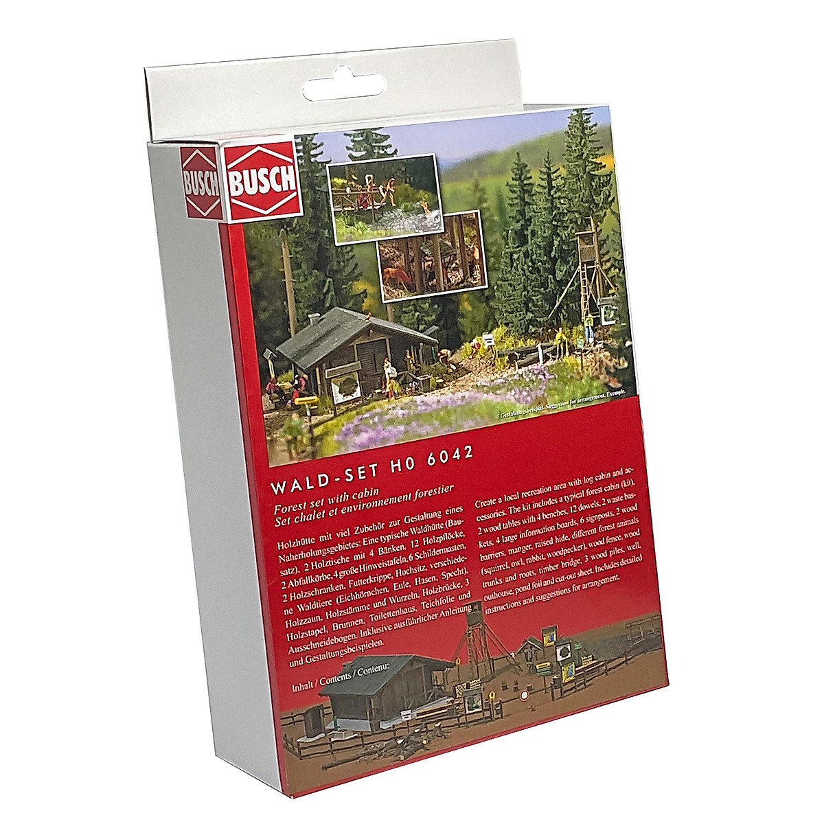 Busch 6042 Forest Set HO Structure Scale Model Structure