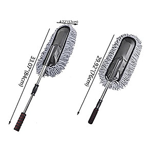 Microfiber Car Duster Extendable Handle Interior Exterior Multipurpose Cleaning Car Brush Set of 5