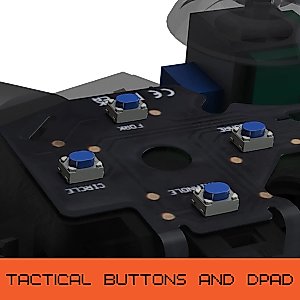 MODDEDZONE Smart Extreme Modded Controller, Bluetooth, Playstation 5, 6 in 1 Interchangeable Thumbsticks, Tactical Buttons, Non-Slip Grip, 1 Year Warranty