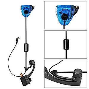 Doorslay Fishing Bite Indicators Set LED Bite Indicator Illuminated Bite Indicators with Storage Case Fishing Tackle
