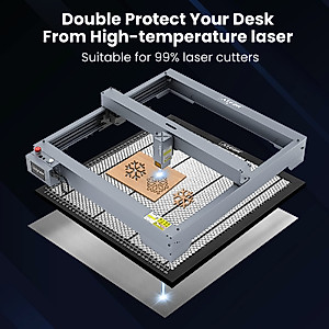 ATEZR 500x500mm Laser Honeycomb Work Table for Laser Engraving Machine, 20x20'' Honeycomb Bed for Fast Heat Dissipation, Bench Protection Compatible with All Laser Engraver Cutting