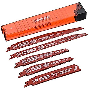 Freud DS0014S Nail-Embedded Wood & Metal Demolition Reciprocating Blade Set