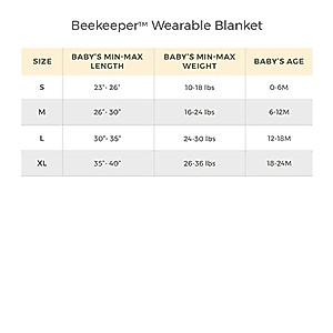 Burt's Bees Baby unisex baby Beekeeper Blanket, 100% Organic Cotton, Swaddle Transition Sleeping Bag Wearable Blanket, Quilted Grey Rugby, Large US