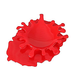 ShungFun Spoon Rest Holder Silicone Ketchup Shape Holders Splash Spoon Rest by Mustard Kitchen Cooking Aid Cup Holder Creative Gift, Red, One size