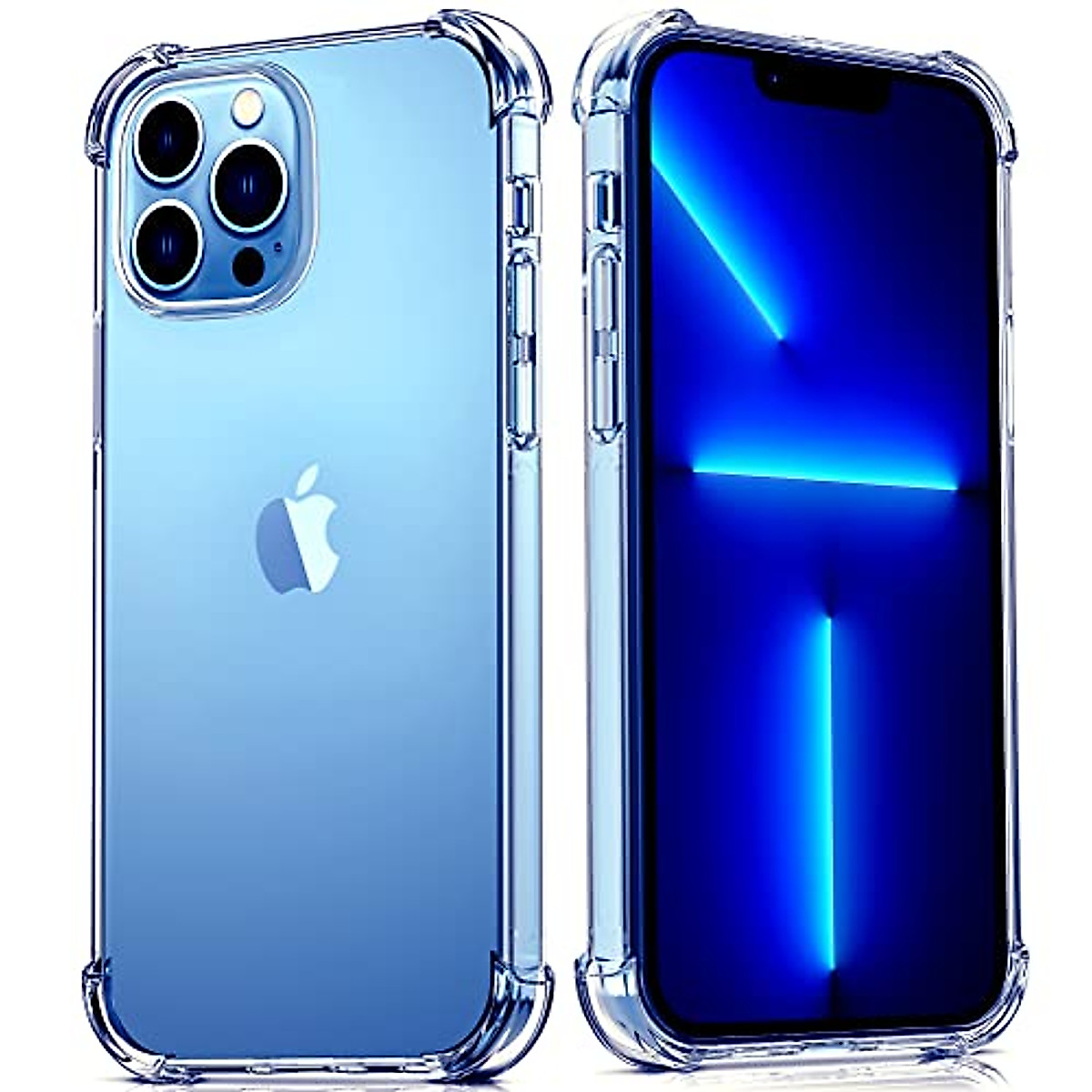 Migeec for iPhone 13 Pro Max Clear Case Shockproof Phone Cover Protective Phone Case for iPhone 13 Pro Max, 6.7 inch