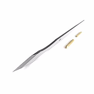 Mikov V2003014 Unhandled Thin Blade Dual Bevel Marking Knife Kit with Finger Indents 0.060 Inch Thick Blade 1/2 Inch Wide 5-7/8 Inch Long Stainless Steel Hardened to HRC 57