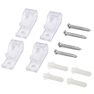 Drapery Hardware Roman Shade Safety Cord Guides Tensioner -Clear(Four)