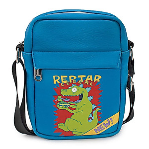 Buckle Down Nickelodeon Bag, Cross Body, Rugrats, Reptar Cereal, Vegan Leather