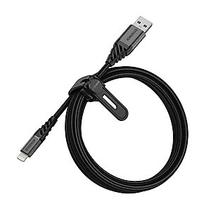 OtterBox Premium USB-A to Lightning Cable, 2M - Dark ASH