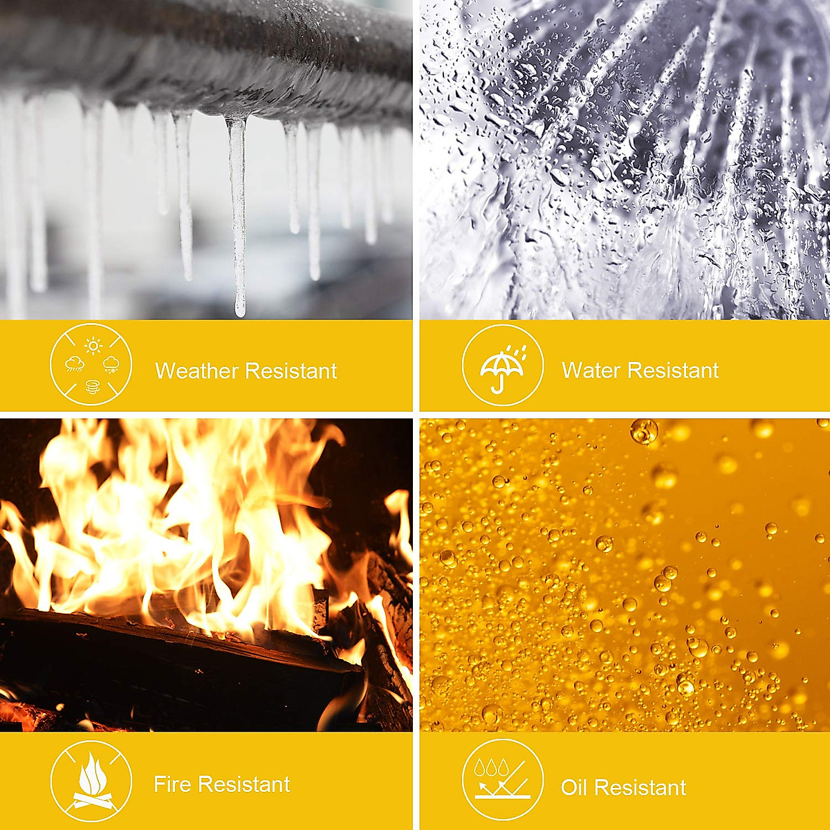 Rophor Welder Adapter Plug Cord, L14-30P Twist-Lock Male to 6-50R Female, 4 Prong to 3 Prong Generator to Welder Adapter Power Cord, 1.5FT