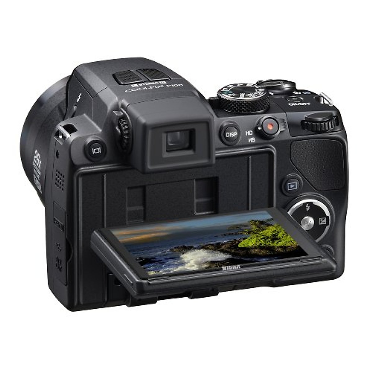 Nikon Coolpix P100 10 MP Digital Camera with 26x Optical Vibration Reduction (VR) Zoom and 3-Inch LCD (Black) (OLD MODEL)
