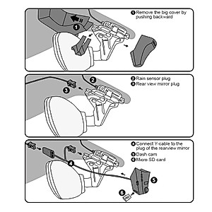 Fitcamx Dash Cam 4K Dashcam Camera,Car DVR Compatible with BMW 5 Series,6 Series GT,7 Series,G30 G31 G32 G11 2018 to 2023, (Color : Black, Size : 4K Front Cam 64GB)