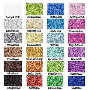 iDIY Ultra Fine Glitter (100g, 3.5 oz Pouch) w Easy-Pour Bag & Funnel- Steel Blue Extra Fine-Non-Toxic, DIY Arts & Crafts, School Projects, Festivals, Sparkle Decorations, Resin, Gift, Summer Camp