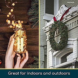 MUMUXI LED Fairy Lights Battery Operated String Lights [12 Pack] 7.2ft 20 Battery Powered LED Lights | Mini Lights, Centerpiece Table Decorations, Wedding Party Bedroom Mason Jar Christmas, Warm White