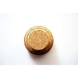 Weck Juice Jar - 35.9 fl oz. Transparent Glass Weck Jars - Eco-Friendly Milk Jar - 1L Juice Carafe Suitable for Juice Milk Water and Wine with Cork Lids and Keep Fresh Covers (1 Set)