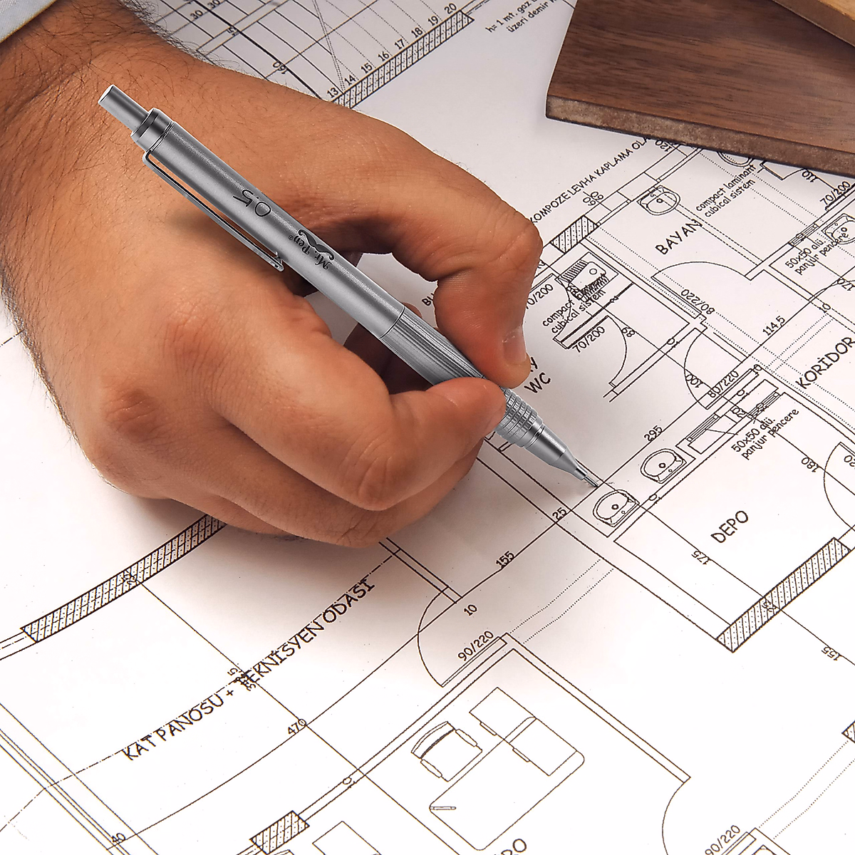 Mr. Pen- Metal Mechanical Pencils 0.5, Mechanical Pencils, Drawing Mechanical Pencils, Mechanical Pencils for Artists, Sketching Mechanical Pencils, Lead Pencil, Mechanical Drawing Pencils