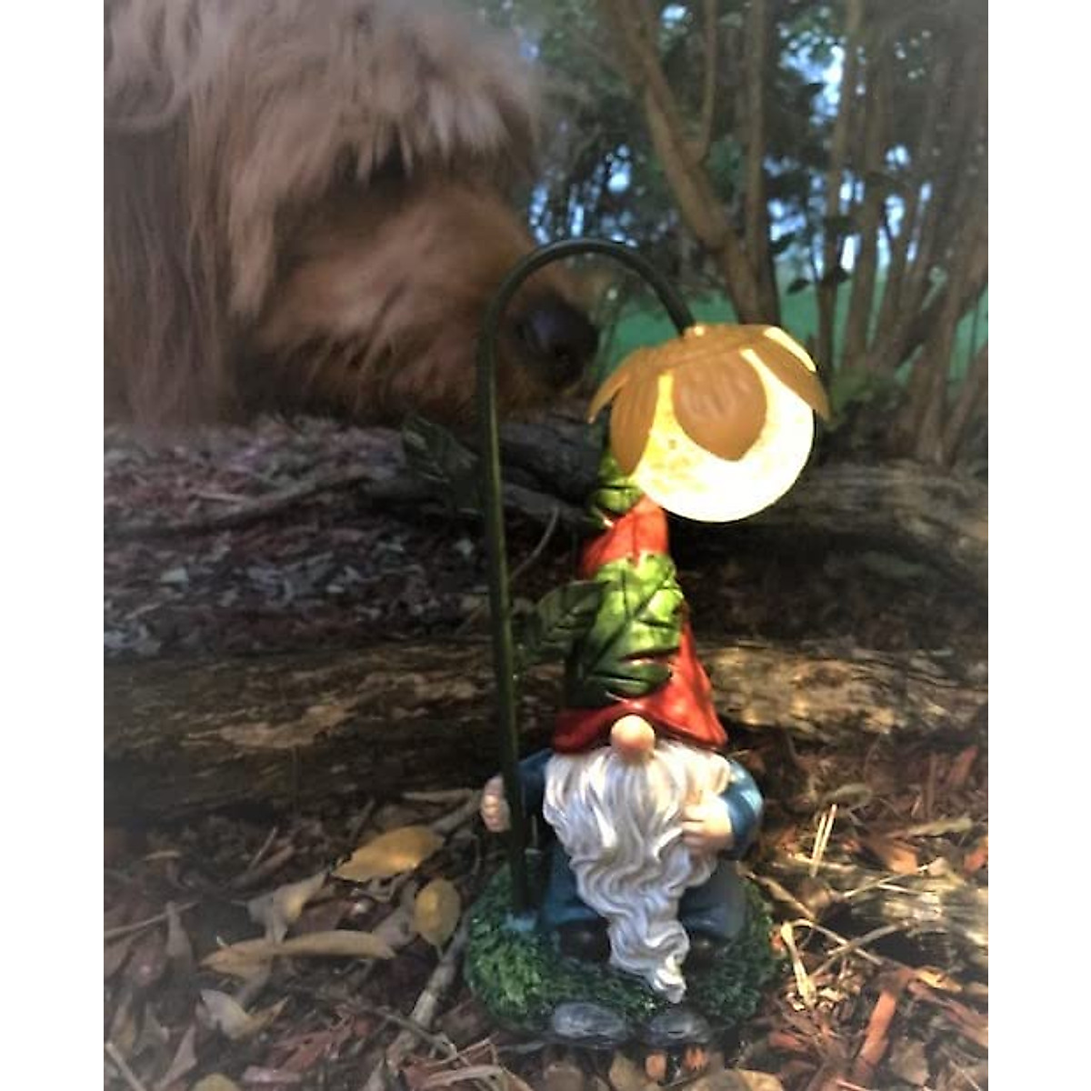 Solar Gnomes Decor For Outside | Solar Powered Funny Garden Gnomes For Yard Patio Lawn | Male Garden Gnomes Outdoor Funny | Solar Garden Gnome Statues| Figurines Of Gnomes Decorations For Yard Funny