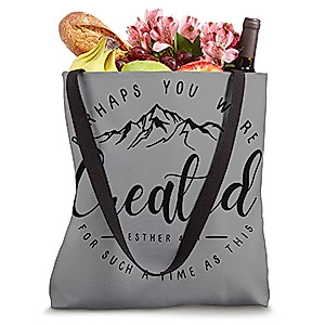 Perhaps You Were Created Esther 4:14 Faith Chosen Christian Tote Bag