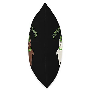 Cedar Rue Happy St. Patrick's Day Bears Throw Pillow, 18x18, Multicolor