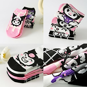 Anime Cosplay Socks Cartoon Cosplay 5pcs/Set Women Girls Socks Anime Merch (kuluomi Socks)¡­