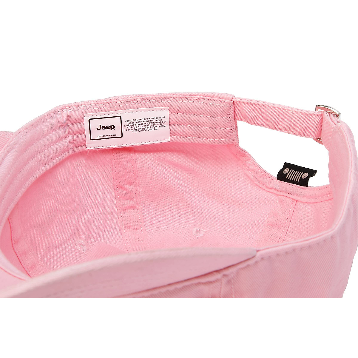 Jeep Premium Chino Twill Unstructured Embroidered Patch Hat for Women | Cap for Girls Pink