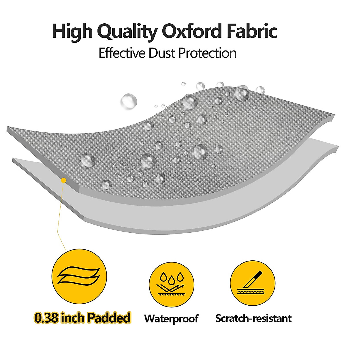 LETSROCK 39 Inch Electric Guitar Bag, Electric Guitar Case Gig Bag with 0.4 Inch Thick Padding Premium Dual Adjustable Shoulder Strap Pocket & Neck Strap Gray