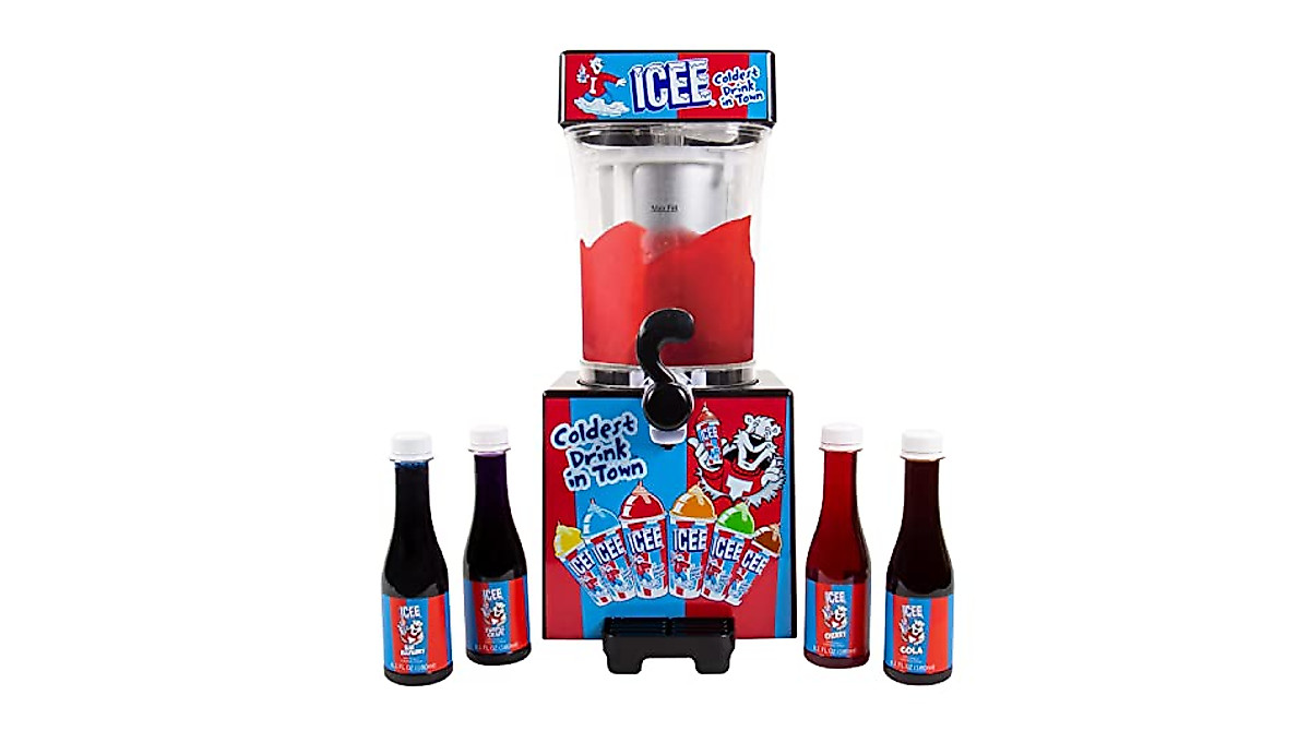 ICEE Slushie Machine - Official Home Countertop Slushie Maker & Syrup Pack