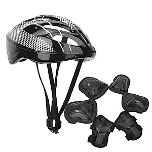 Ruiqas Adult Youth Protective Equipment 7pcs/Set Protective Protective Gear Set for Cycling Scooters Balance Bikes Twister Bikes Outdoor Sports