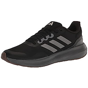 adidas Men's Runfalcon 3.0 Running Shoe, Black/Grey/Carbon, 7.5