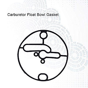 Hztyyier Carb Carburetor Float Bowl Gasket Replacement Fit for Briggs and Stratton 698781 Use in Garden for Lawn Mower