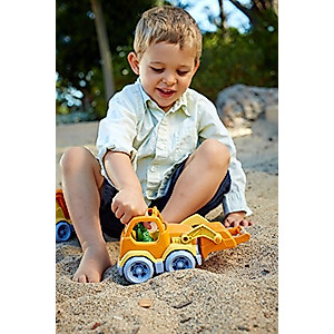 Green Toys Scooper Construction Truck, Yellow/Orange