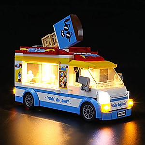 LIGHTAILING Light Set for (City Ice-Cream Truck) Building Blocks Model - Led Light kit Compatible with Lego 60253(NOT Included The Model)