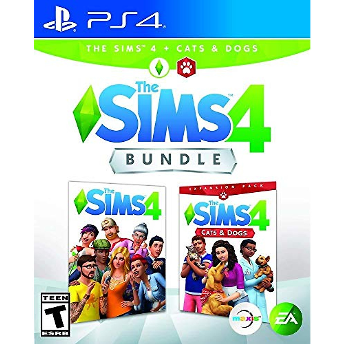 The Sims 4 Plus Cats & Dogs Bundle - PlayStation 4