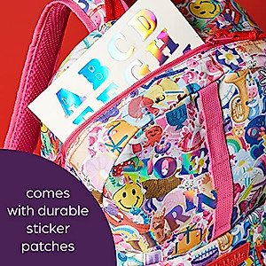 Highlights for Children Backpack for Kids, Weather-Resistant Backpacks for Boys and Girls, Elementary School Kids Bags, Ages 3+ (17" - Rainbow Unicorn - Pink)